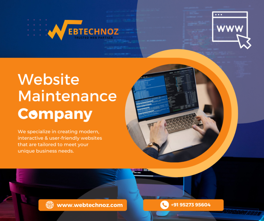 Website Maintenance - WebTechnoz